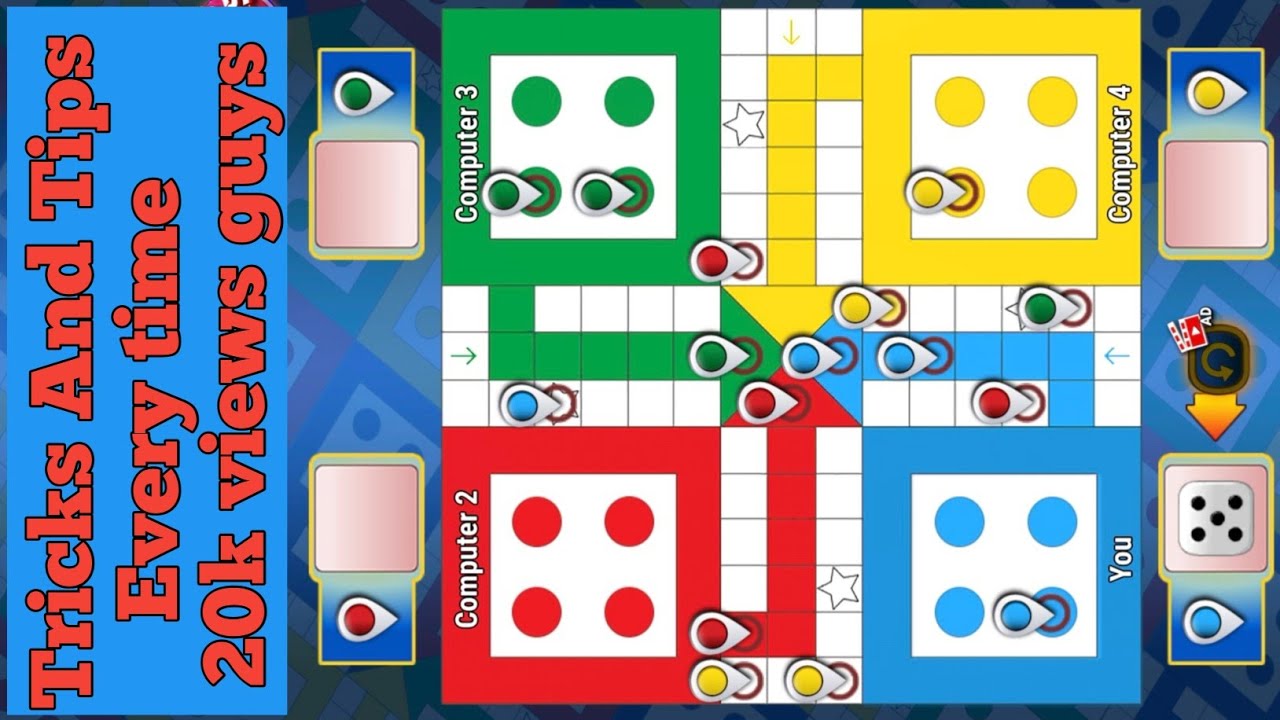 Tricks And Tips Ludo King ёяш 4 Players Gameplay ёясп How To Win Ludo