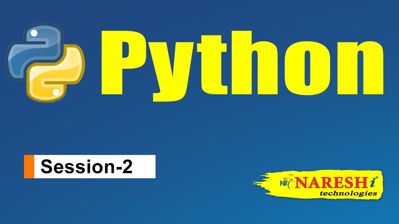Python Online Training Session 2 Python Tutorials Python Online