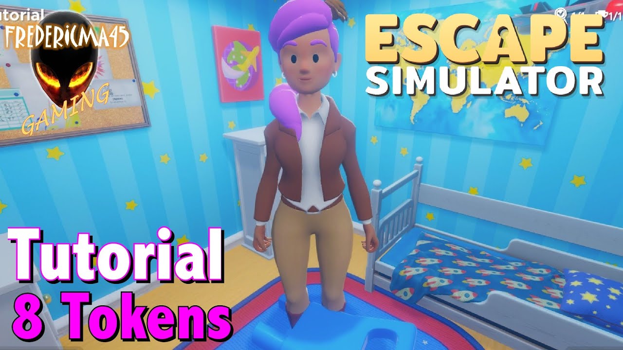 Escape Simulator Character Customisation Tutorial 8 Tokens