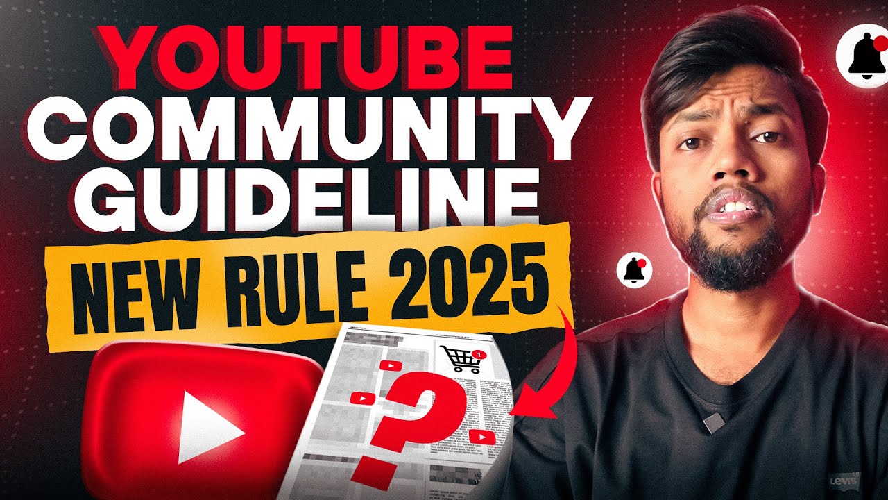 Community Guideline New Rule 2025 अब सम हल कर रहन Youtube