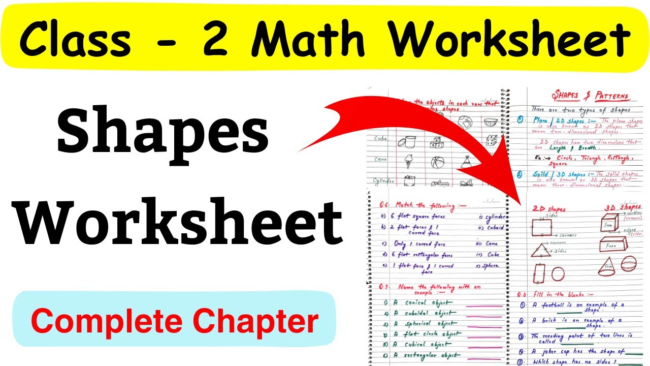 3d Shapes Worksheets 2nd Grade 2nd Grade Geometry The Curriculum