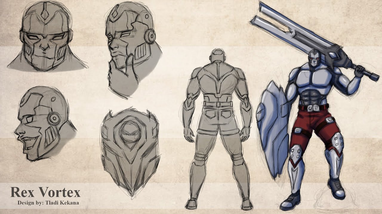 Character Design Process 005 Youtube