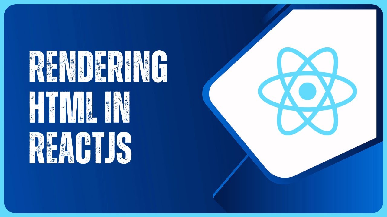 Reactjs Display Render Html Web Development Youtube