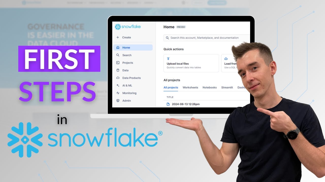 Snowflake User Interface Tutorial Snowsight Youtube