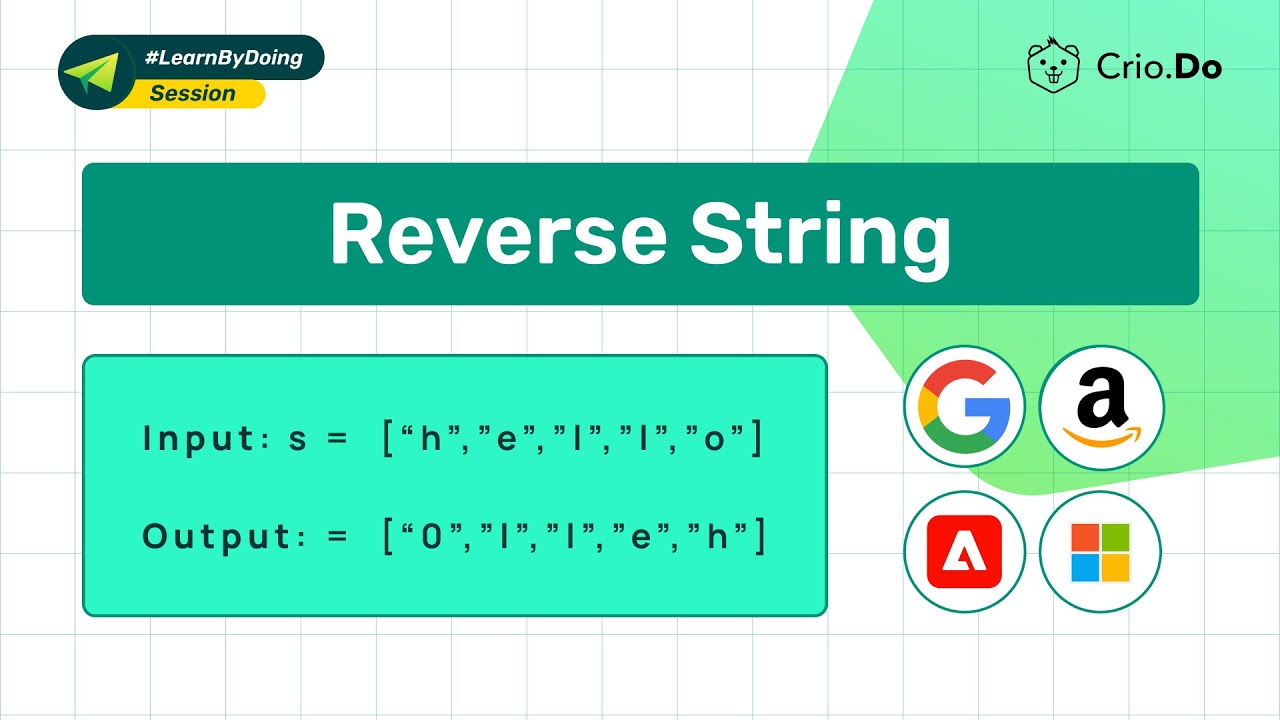 Reverse Strings Java Master Dsa Interview Questions Youtube