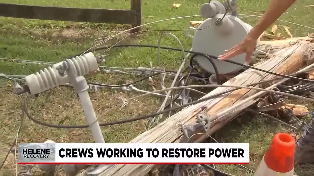 Crews Working To Restore Power Youtube