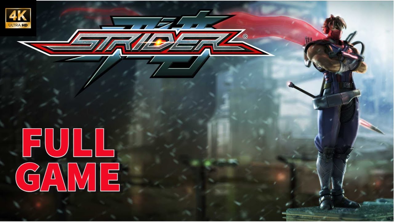 Strider Ps5 Gameplay Walkthrough Full Game 4k 60 Fps Youtube