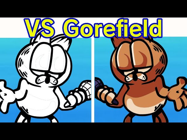 How To Draw Garfield Gorefieldeasy In The Friday Night Funkin Style Fnf ...