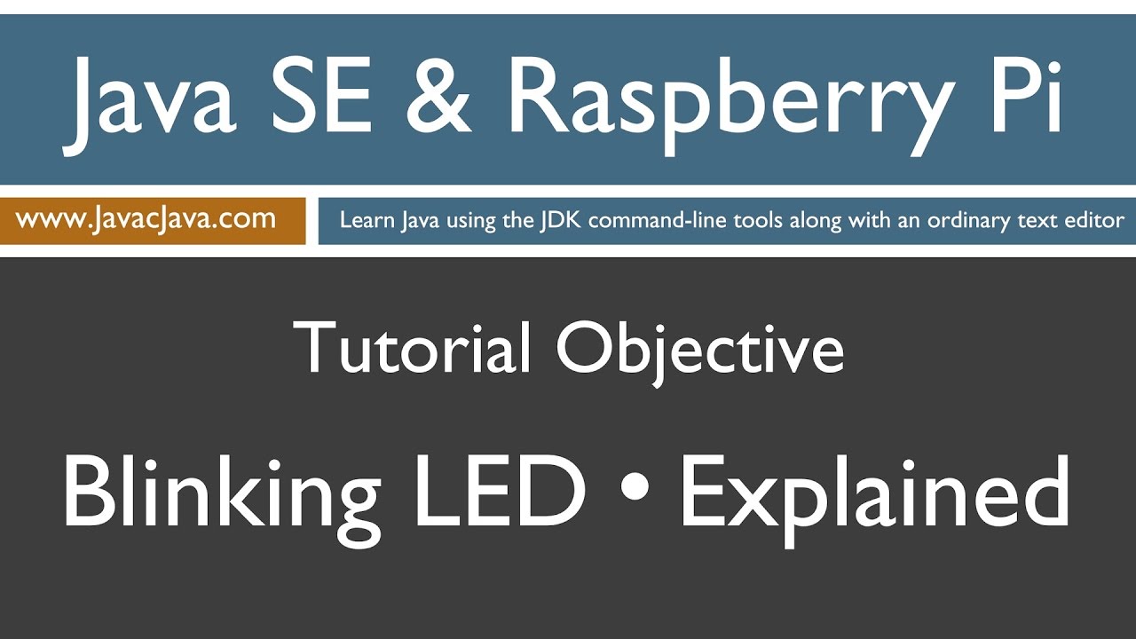 Java And Raspberry Pi Programming Blinking Led Explained Youtube