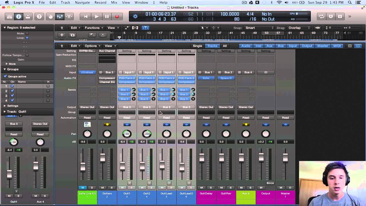 Logic Pro X Tutorial Track Stacks Parallel Compression Youtube