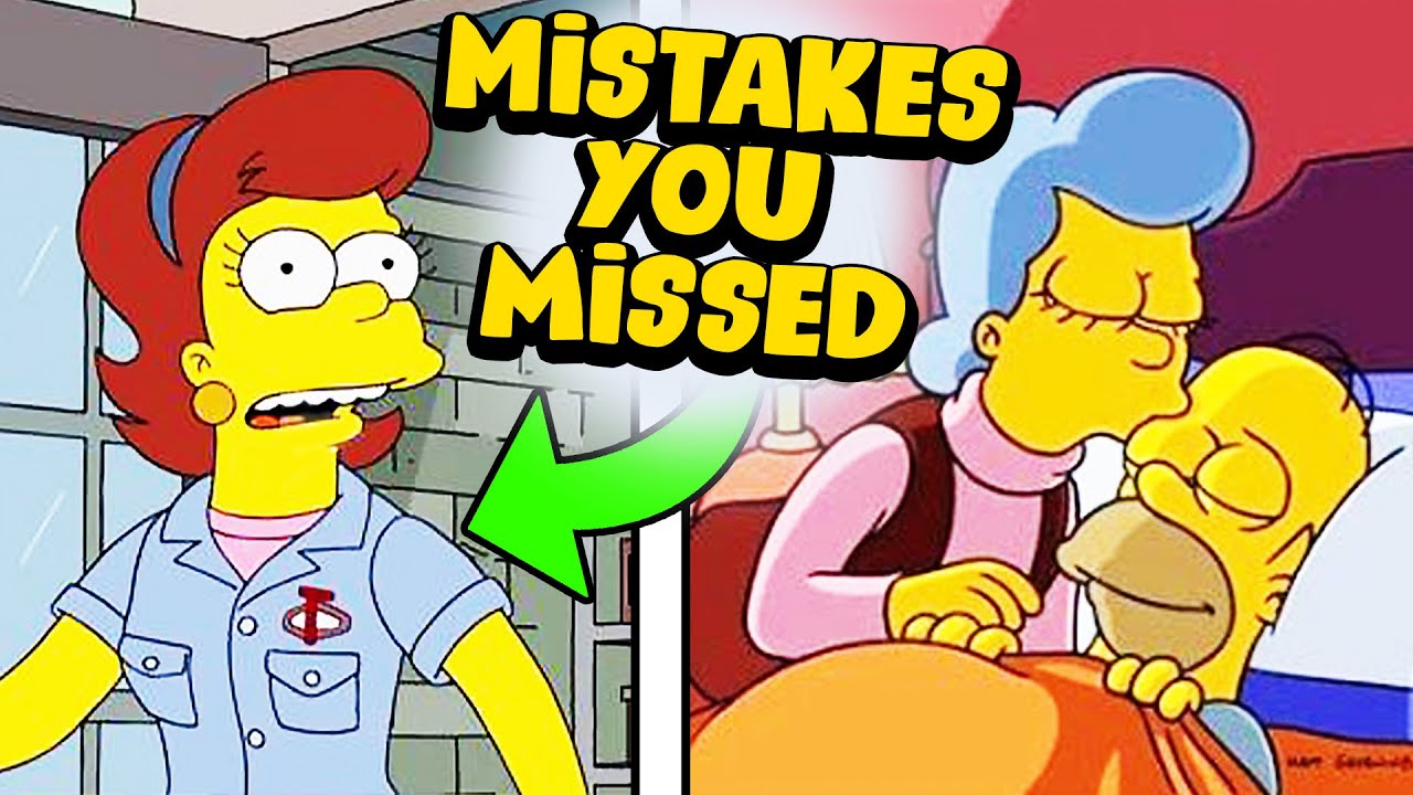 The Simpsons All The Mistakes You Missed Youtube