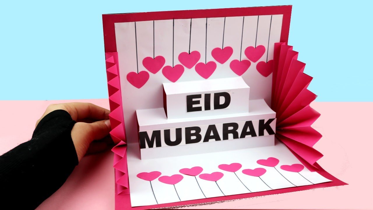 Pop Up Eid Mubarak Card рџ ќ Handmade Easy Card Tutorial Beautiful Eid