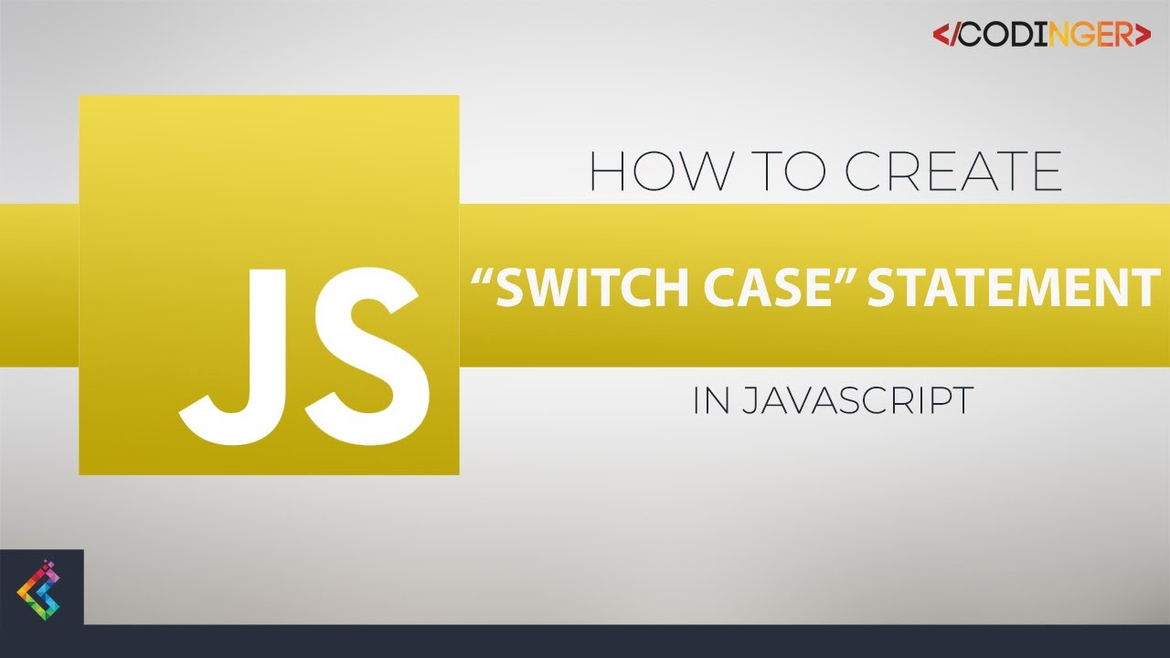 Javascript Switch Case Statement Youtube