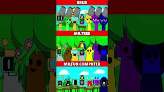 Incredibox Sprunki Retake Mr Fun Computer Vs Mr Tree Vs Humans Vs Simon ...