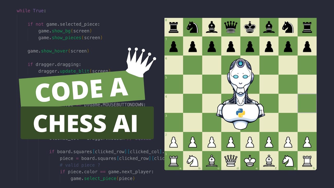 Coding A Complete Chess Game Ai With Python Part 1 Pvp Game Mode