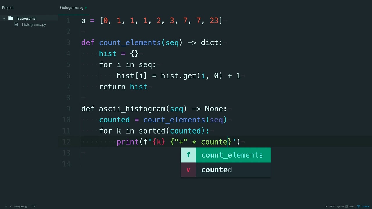 How To Make Histograms In Pure Python Youtube