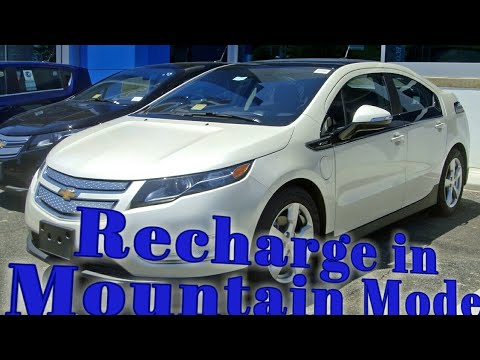 Recharge Your Chevy Volt In Mountain Mode Youtube