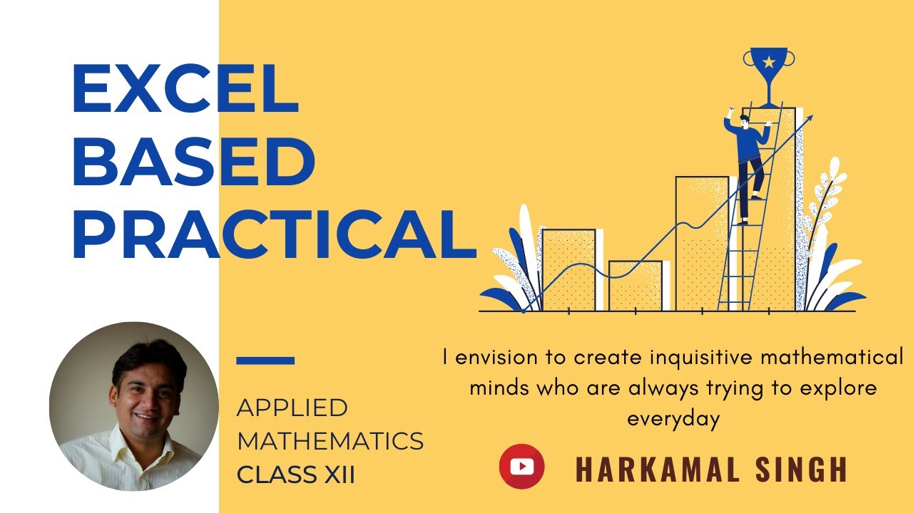 Excel Based Practical Applied Mathematics Class Xii Youtube