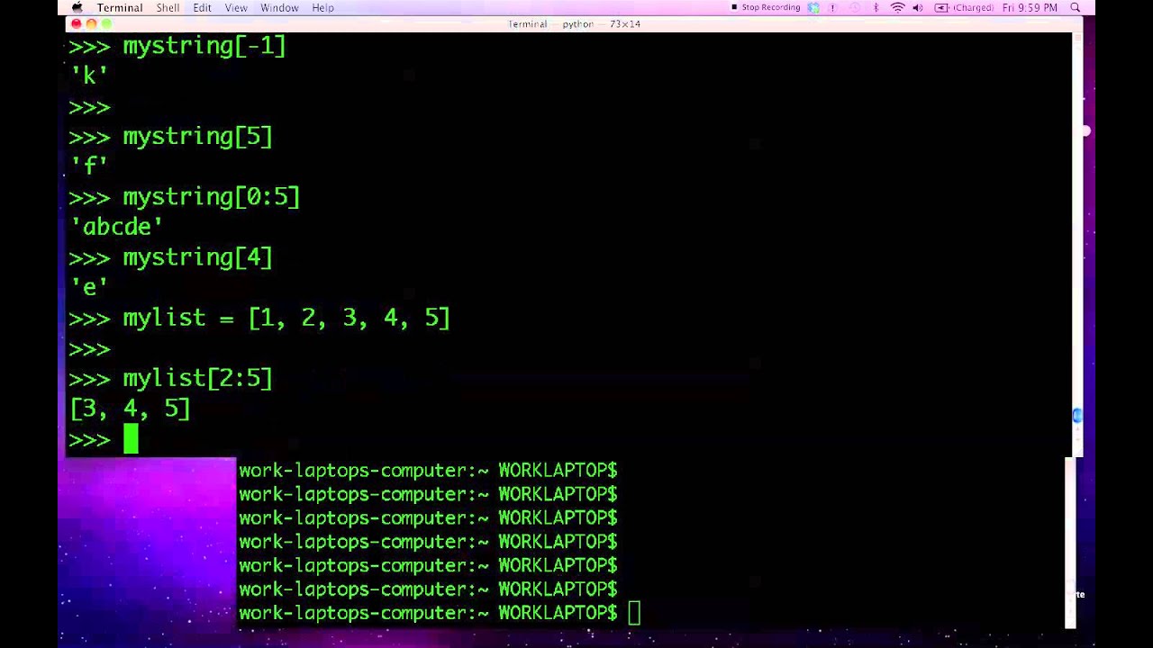 Python 09 String Slices Youtube
