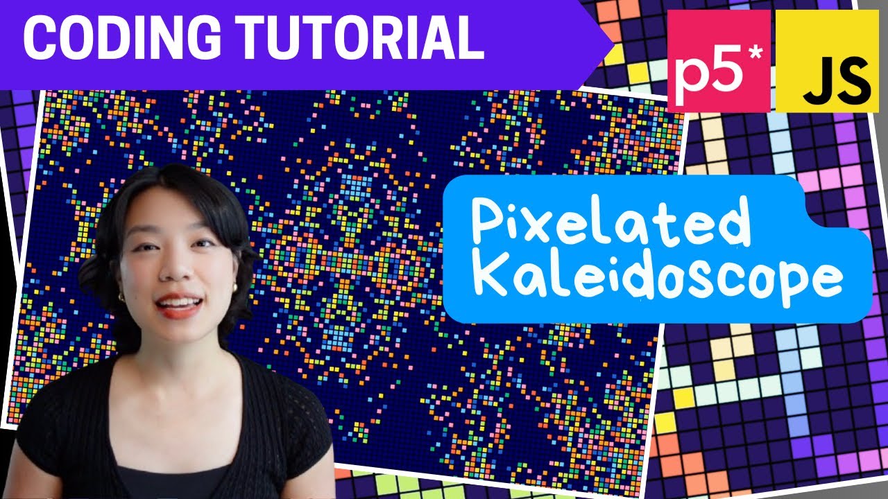 P5 Js Coding Tutorial Pixelated Kaleidoscope Youtube
