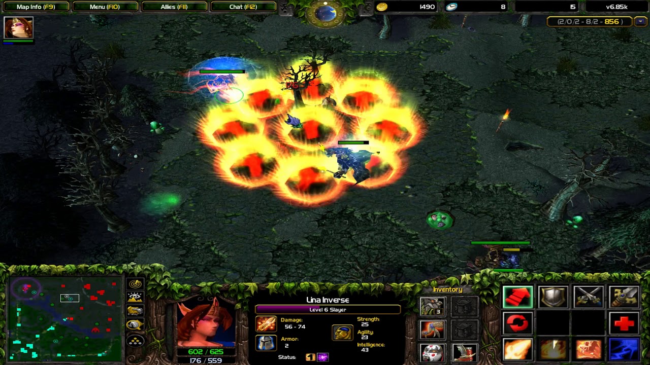 Warcraft 3 Dota Lagabuse Youtube