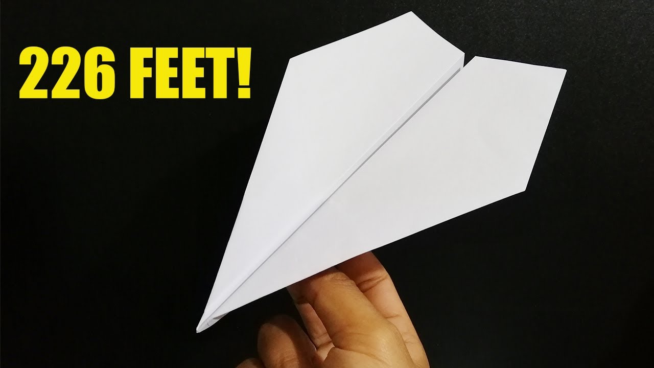 How To Make World S Best Paper Airplane Youtube