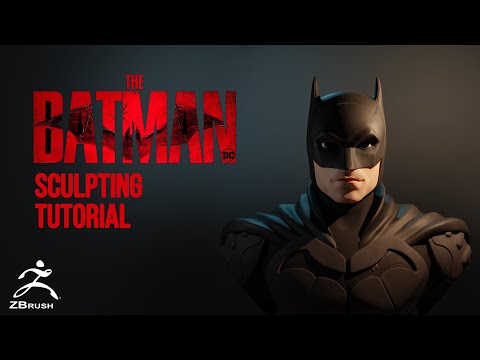 Zbrush Sculpting The Batman Full Zbrush Tutorial Youtube