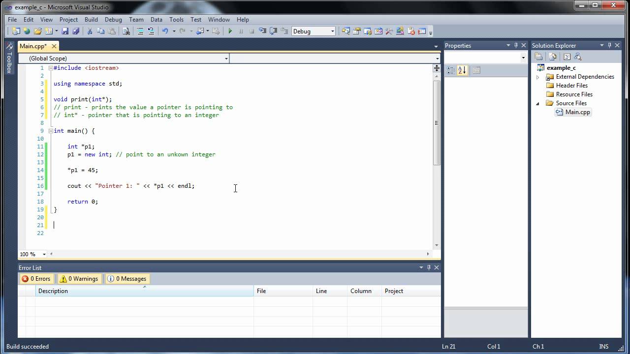 C Tutorial 26 Dynamic Memory Allocation Youtube