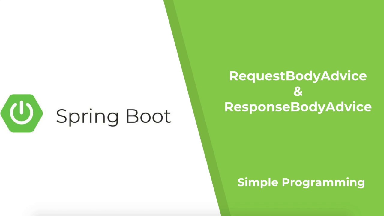 Springboot Requestbodyadvice Responsebodyadvice Example Simple