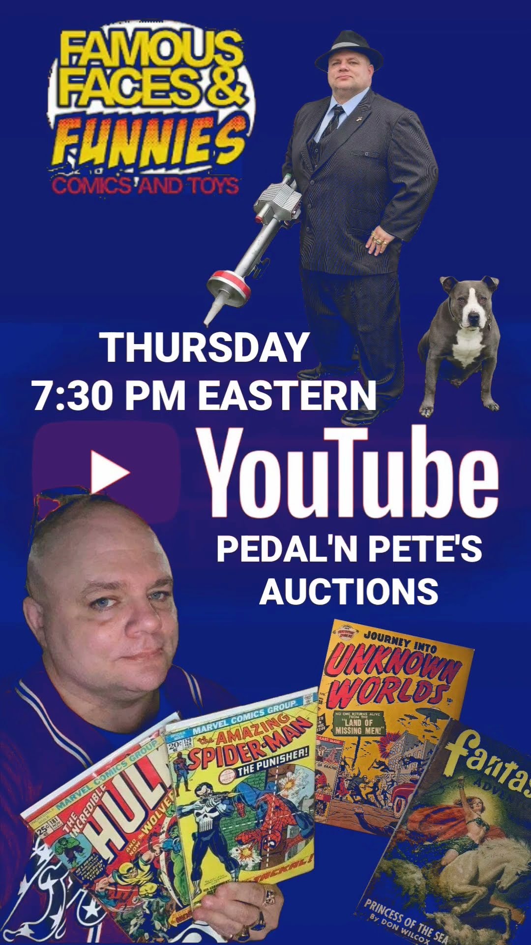 рџћ Youtube Comic Auction Thurs 7 30 Pm Eastern Youtube Live