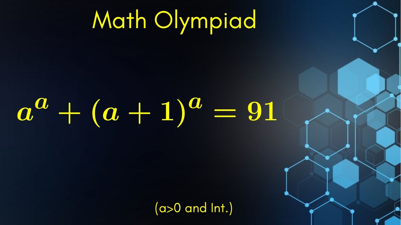 A Nice Olympiad Exponential Problem Youtube