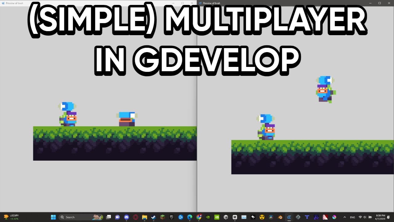 How To Make Simple Multiplayer In Gdevelop Youtube