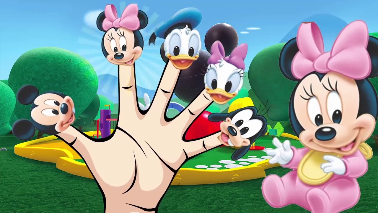 The Finger Family Song Mickey Mouse Clubhouse Finger Family Nursery