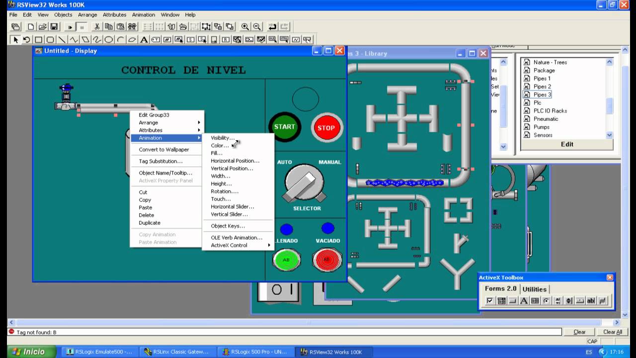 Tutorial Rsview32 Youtube