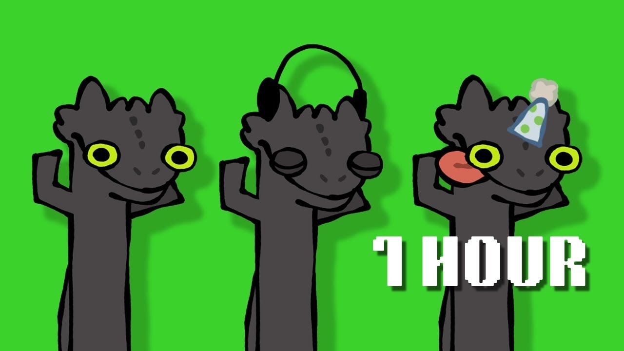 Toothless Dancing To Driftveil Meme 1 Hour Youtube
