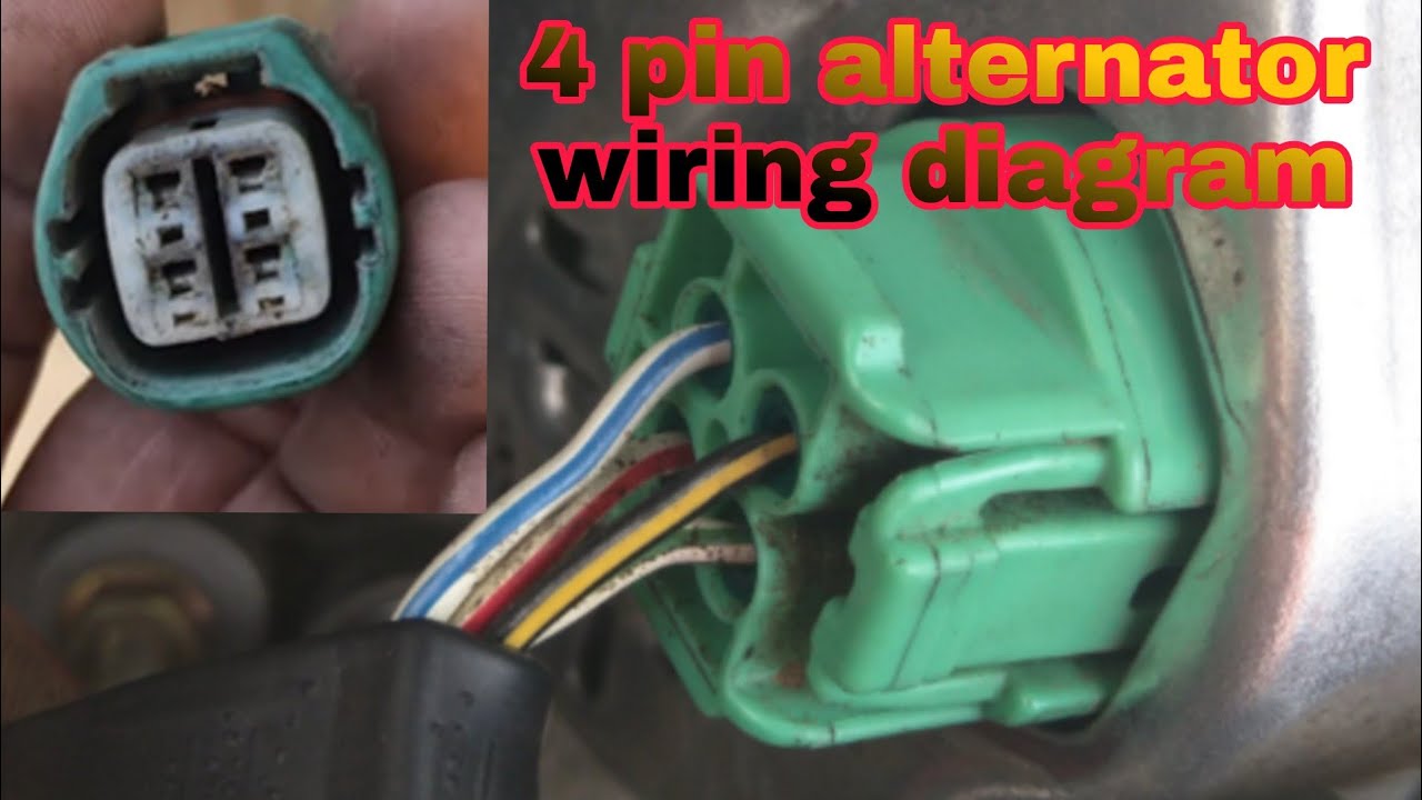 4 Wire Mitsubishi 4 Pin Alternator Wiring Diagram