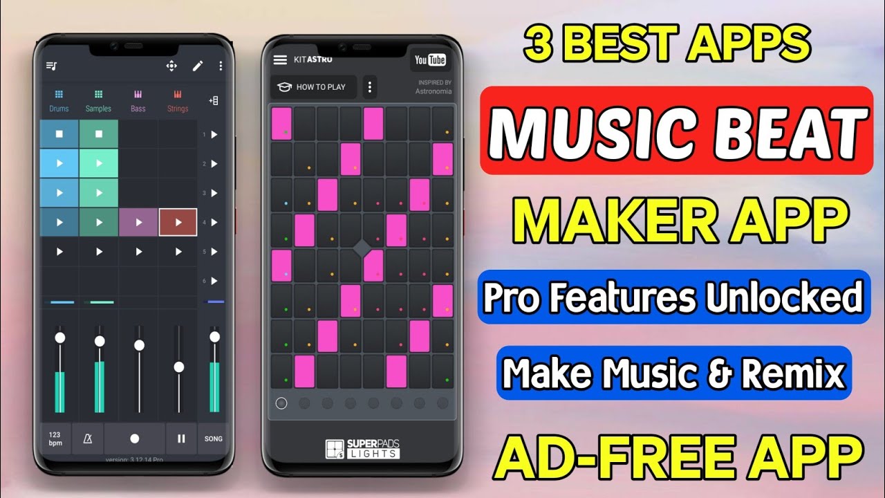 3 Best Music Beat Maker Apps For Android Youtube