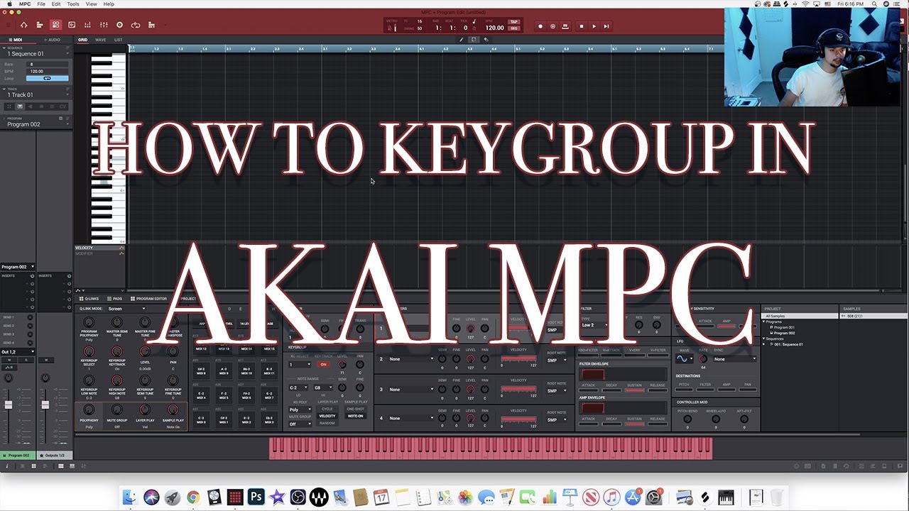 Akai Mpc Tutorial How To Use Keygroup Youtube