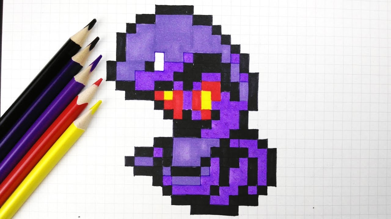 How To Draw Arbok Pokemon Pixel Art Youtube