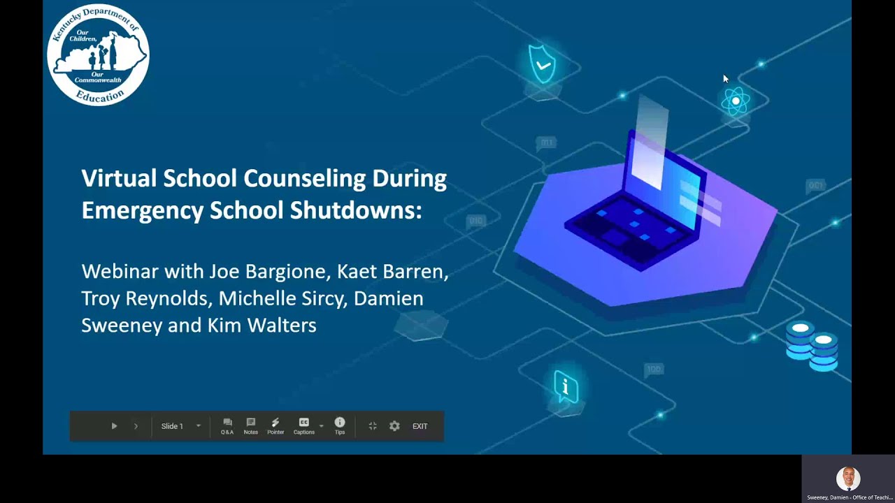 Virtual School Counseling During Emergency School Shutdowns Youtube