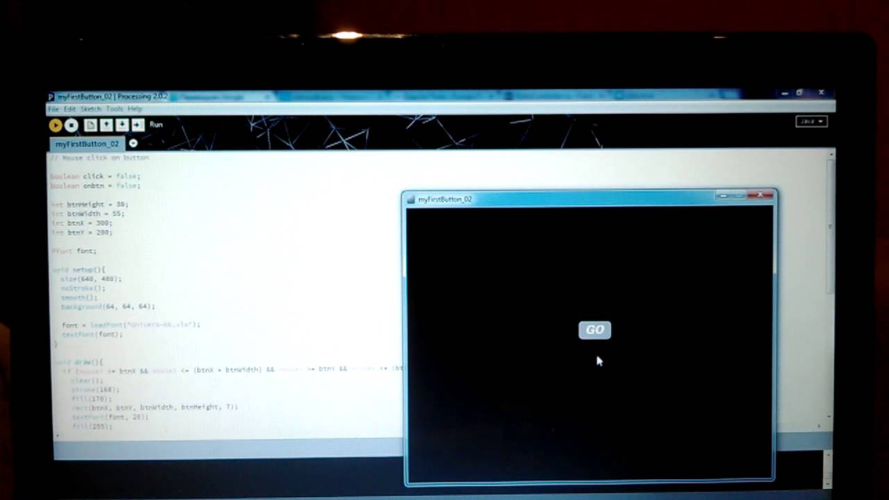 Button In Processing Youtube