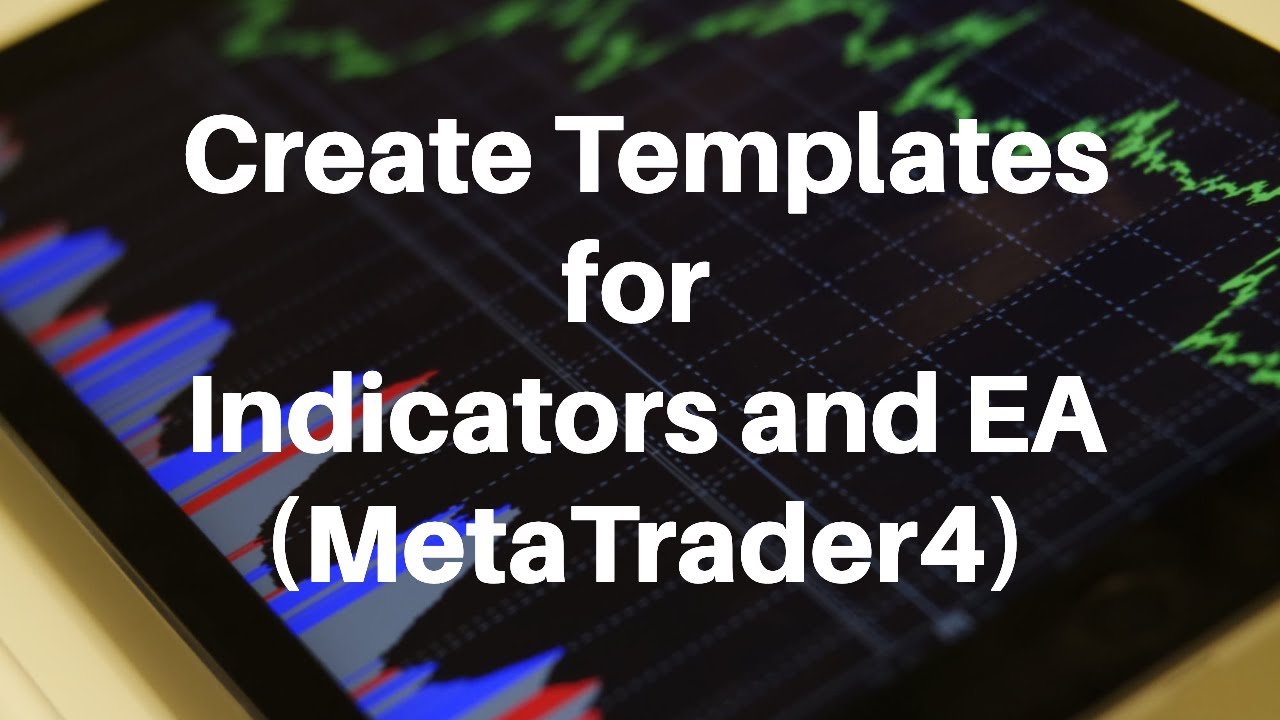 How To Create And Use Templates In Mt4 For Indicators And Ea Youtube