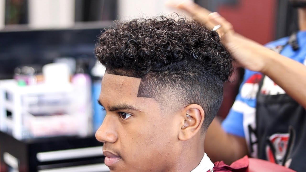 Burst Taper Fade Barber Tutorial Youtube