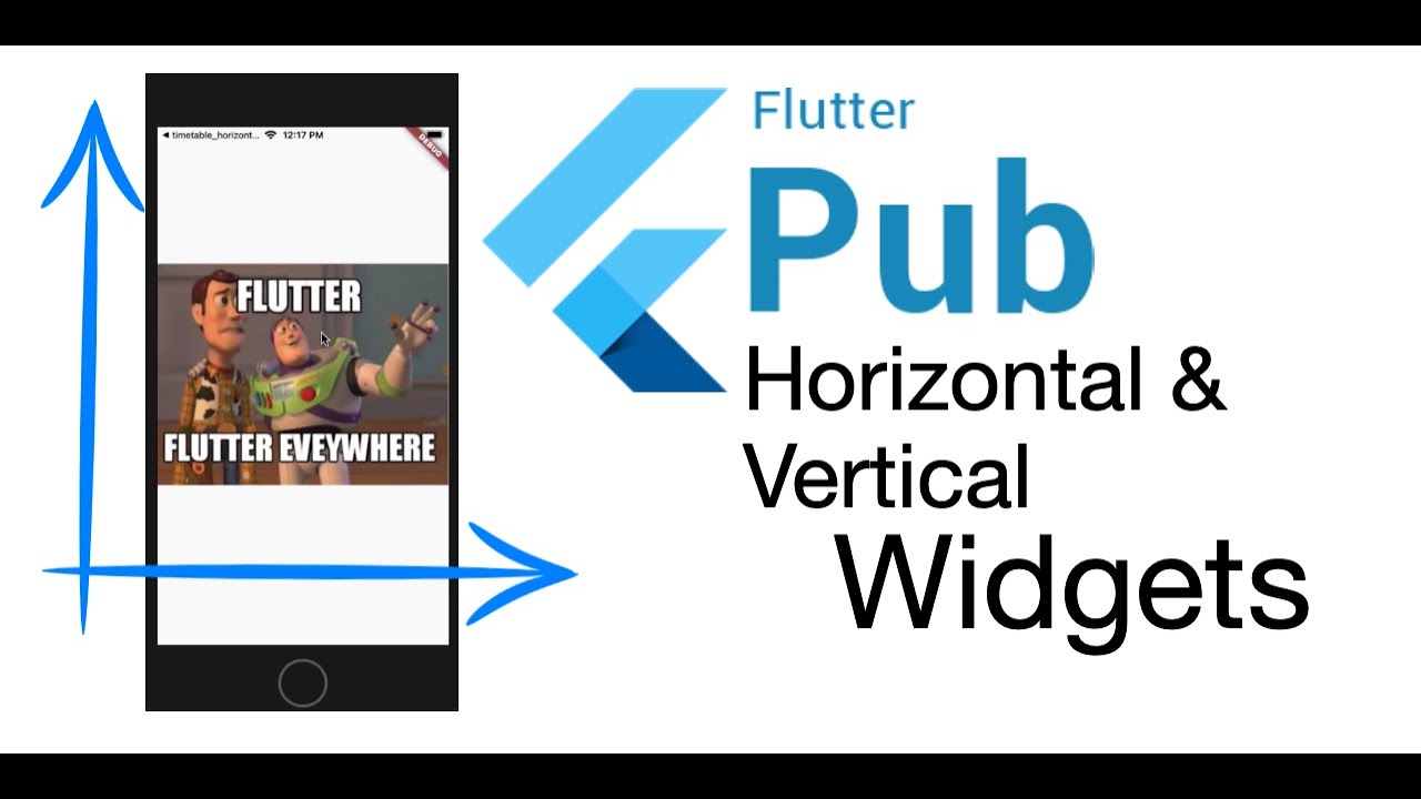Flutter Scrollable Horizontal Vertical Widgets Youtube