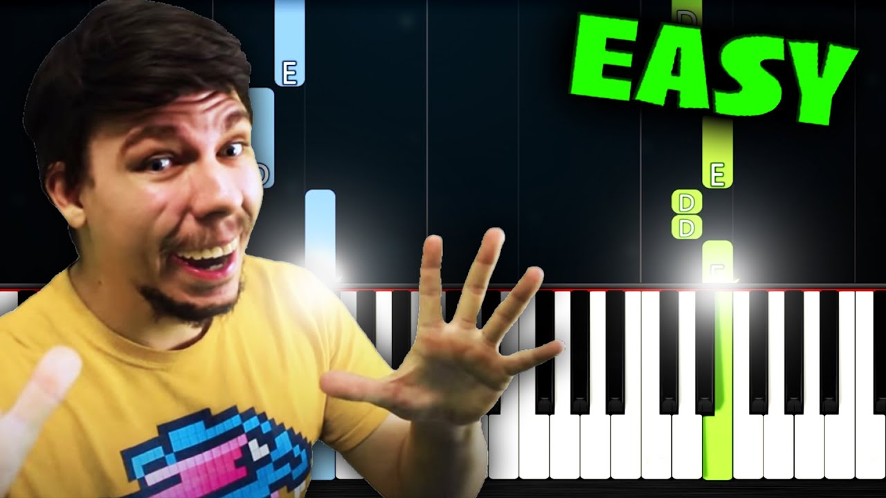 Mr Beast Phonk Song Easy Piano Tutorial Youtube