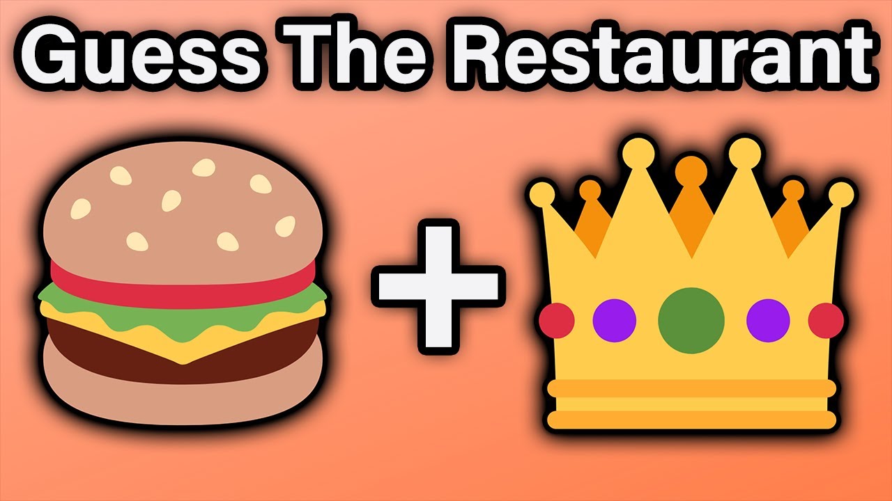 Guess The Emoji In Out Burger
