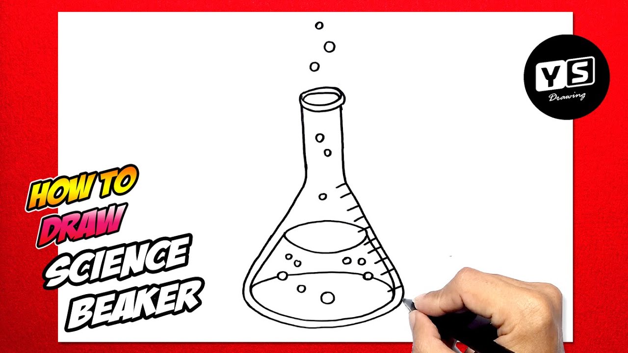 How To Draw Glass Beaker