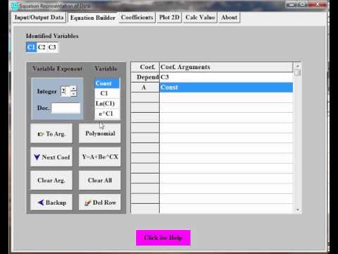 Datafit Multivariable Tutorial Youtube