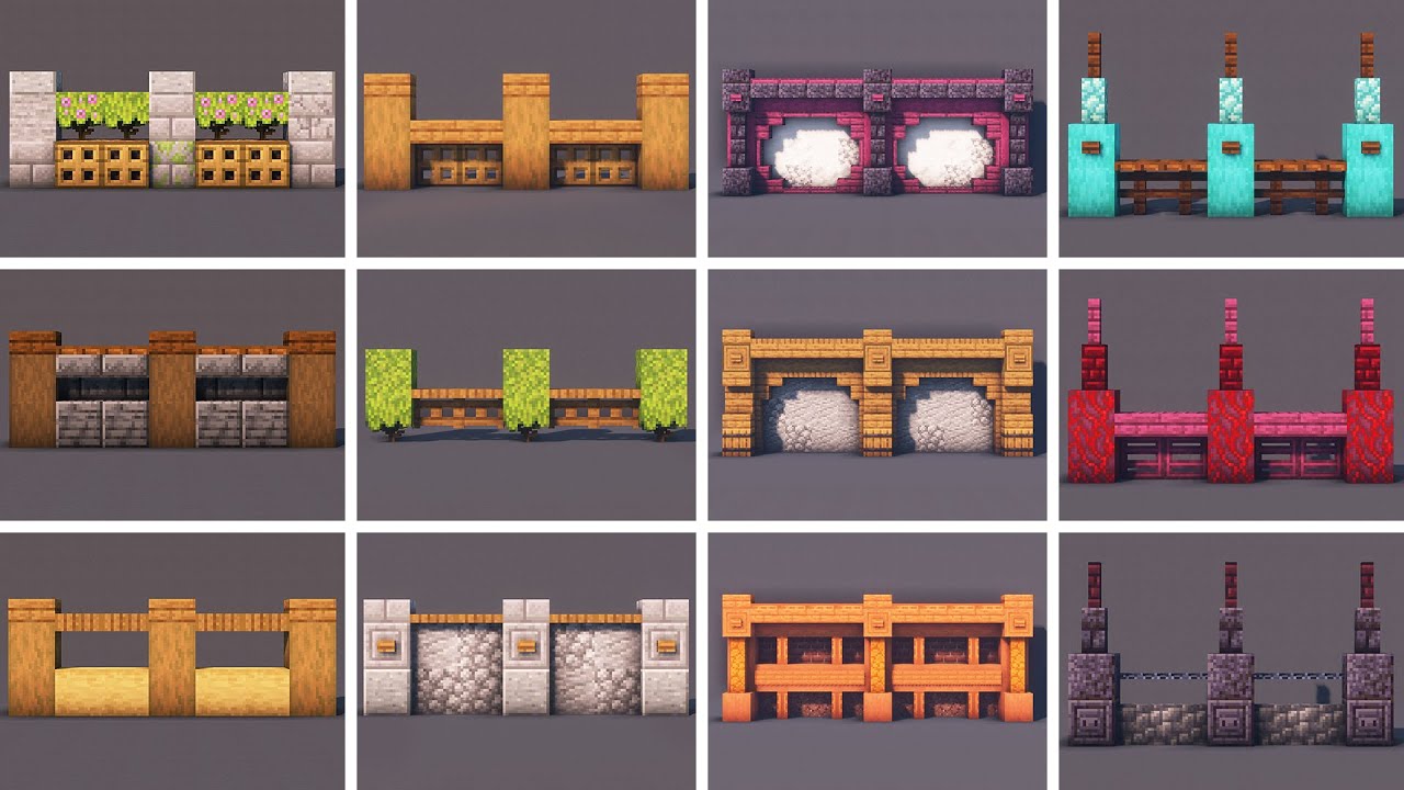 Minecraft Wall Patterns 40 Must Know Minecraft Wall Designs