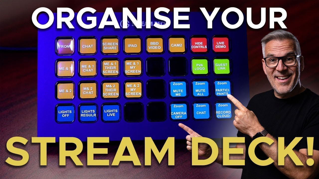 How To Organise Your Stream Deck For Livestreaming Youtube